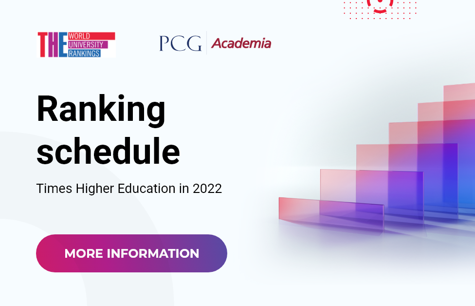Times Higher Education rankings: 2022 schedule announced - PCG Academia