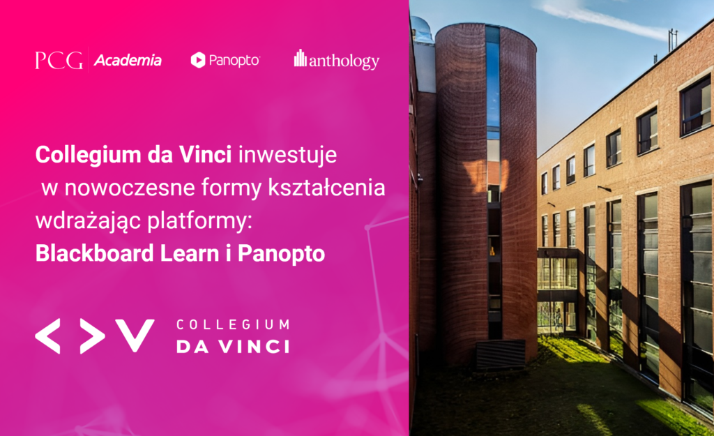 Collegium da Vinci inwestuje w nowoczesne formy kształcenia wdrażając ...