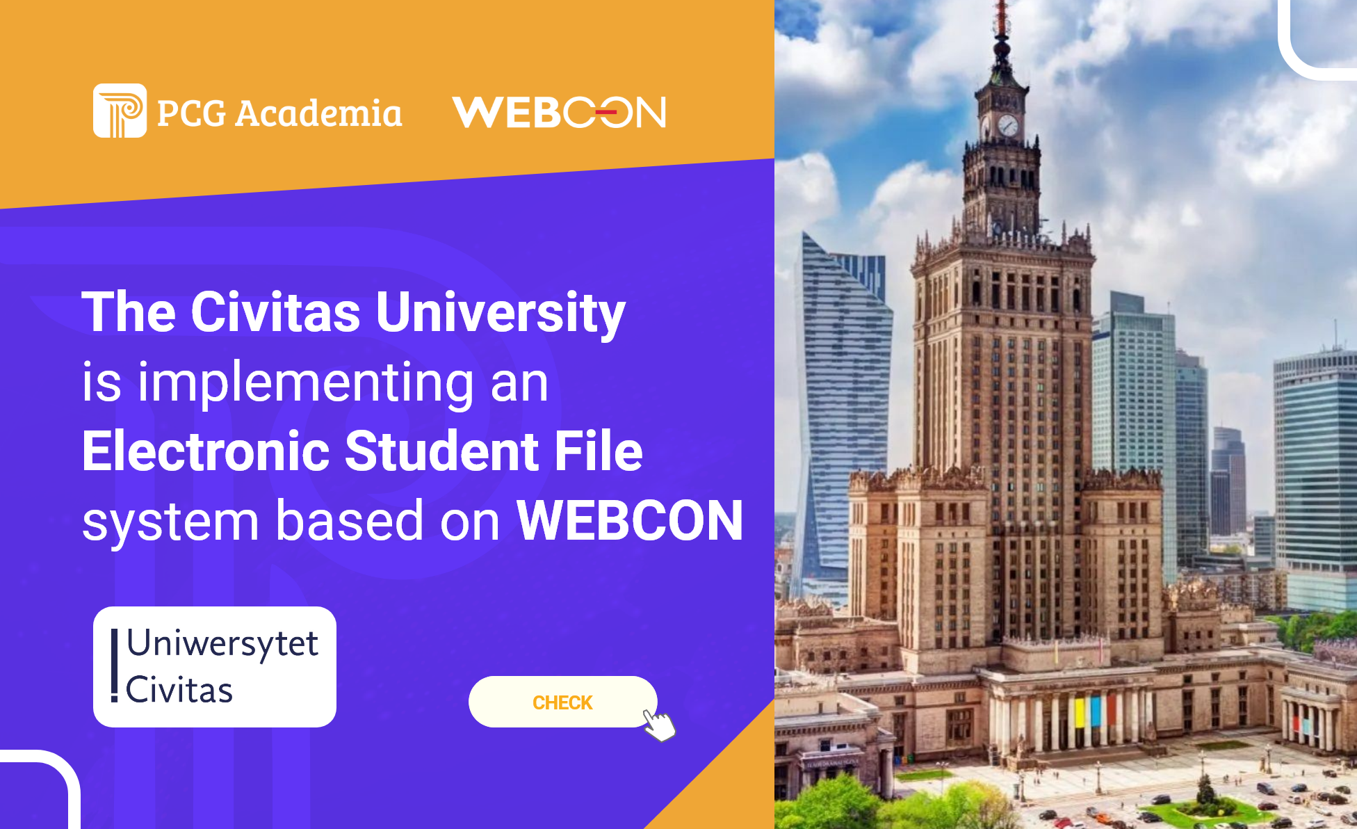 The Civitas University is implementing an Elektronic Student File ...
